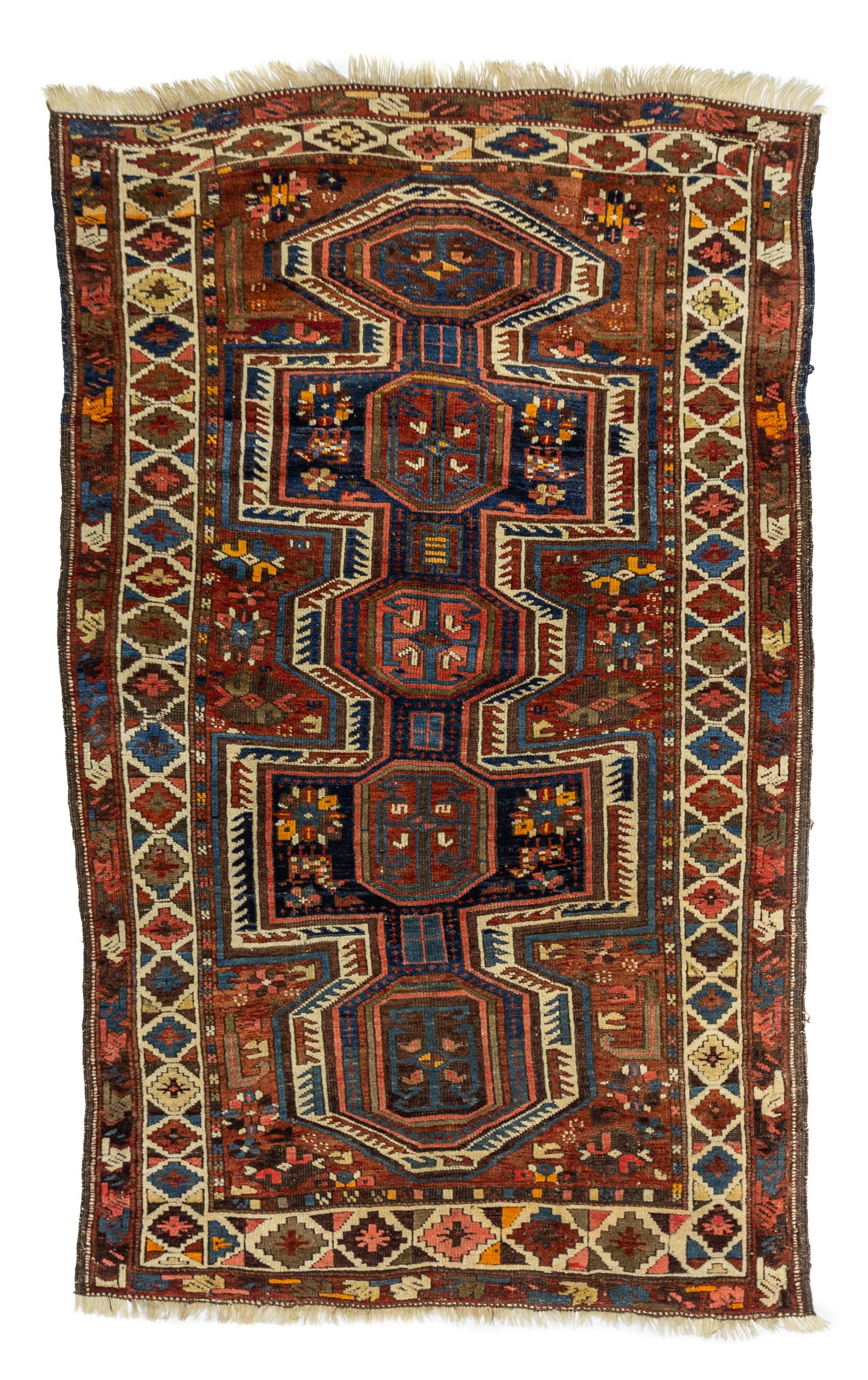 A Rare Antique Tribal Caucasian Quba Wool Rug Auction