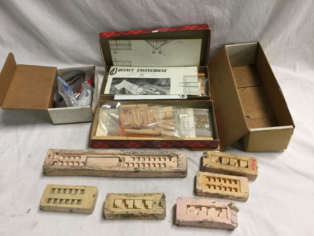 Train Enginehouse And Train Molds.