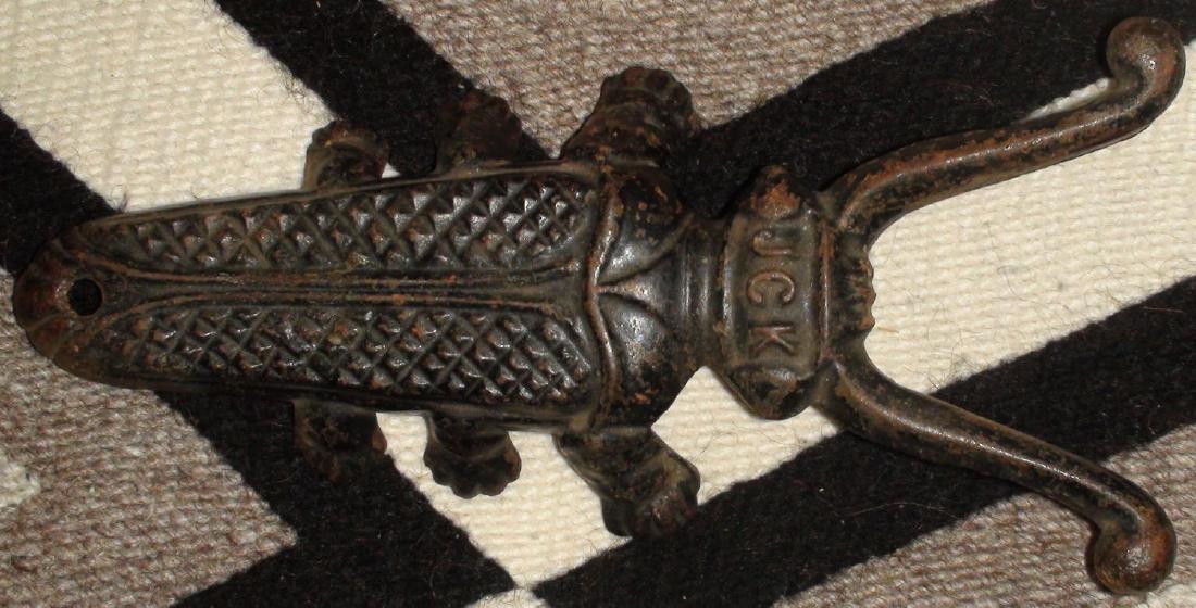 Antique Cast Iron Beetle Bug Boot Jack JCK