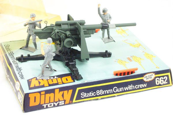 78: Dinky Military 662 Static 88mm Gun w/Crew