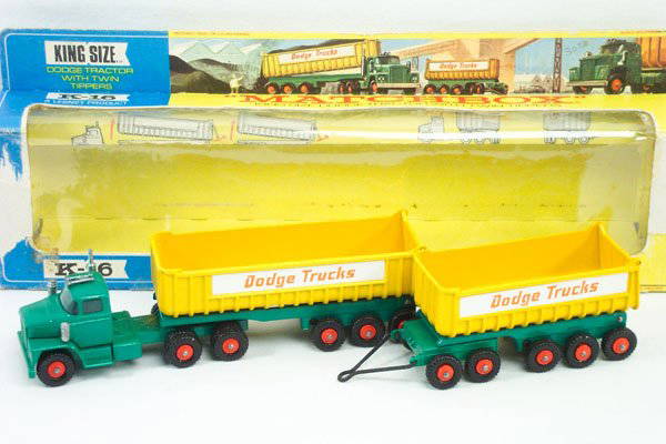 Matchbox Kings K 16 Dodge Twin Tipper Truck