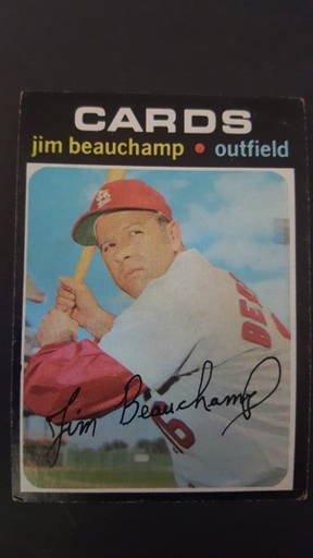 1971 Topps #322 Jim Beauchamp