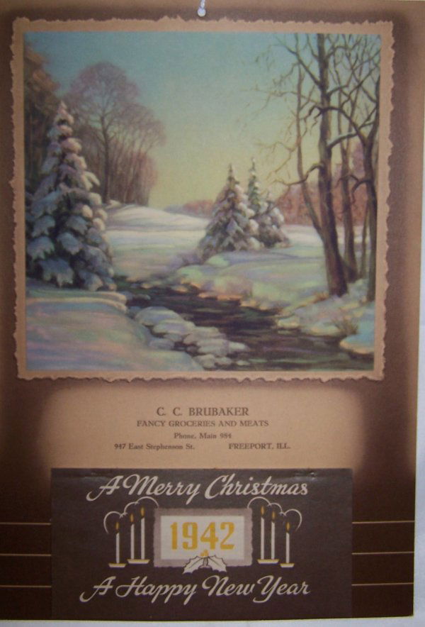 1942 Freeport Calendar