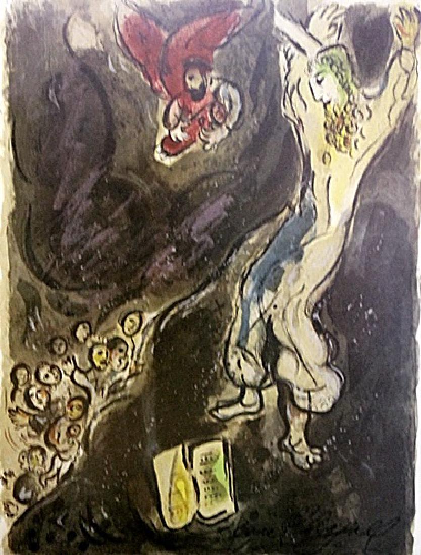 Marc Chagall - Lithograph - The Story of Exodus