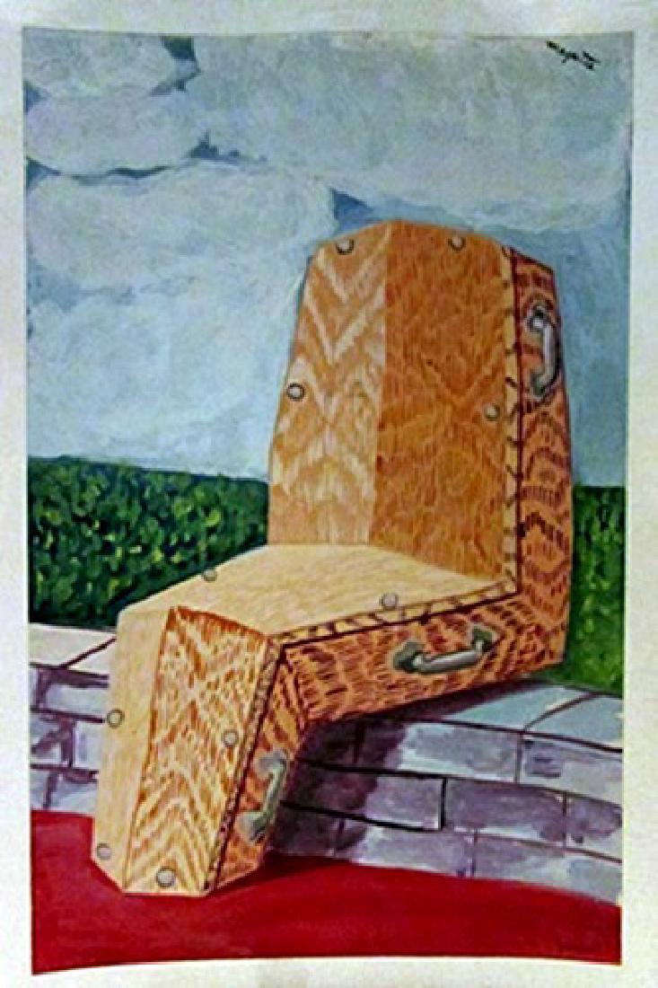 Rene Magritte - The Coffin