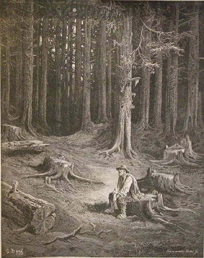 Wood Engraved Plate Drawing By G. Dores 222