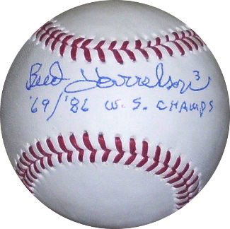 Bud Harrelson Signed Official Major League Baseball