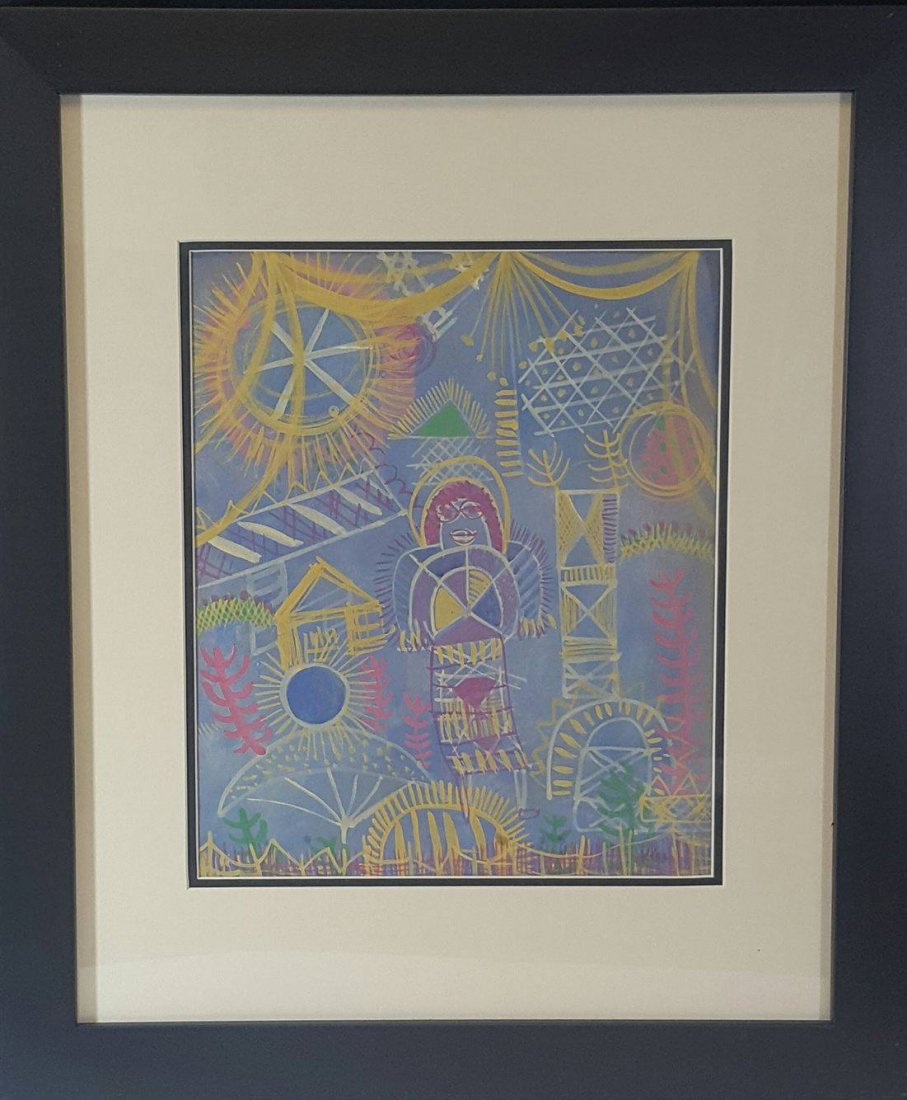 Paul Klee (1879-1940)-Gouache on Paper-ATTRIB. COA-