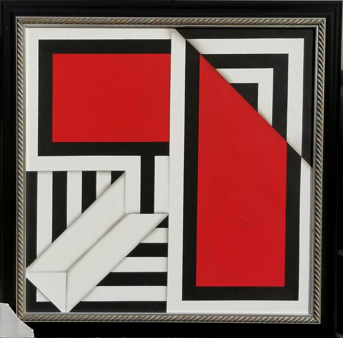 Omar Rayo (1928-2010) was a renowned Colombian Painter