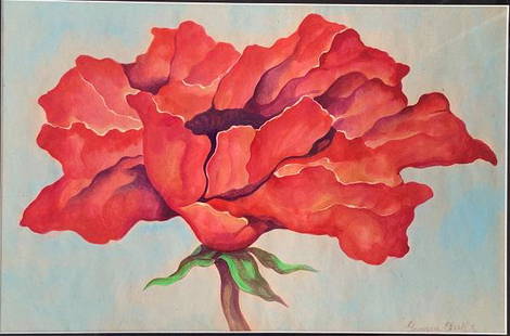 Georgia O'keeffe (1887 1986) Watercolor