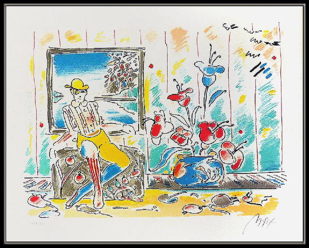 Peter Max Hand Signed And Numbered Vintage Color