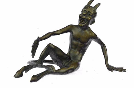 Satyr Doing The Nasty Bronze Sculpture