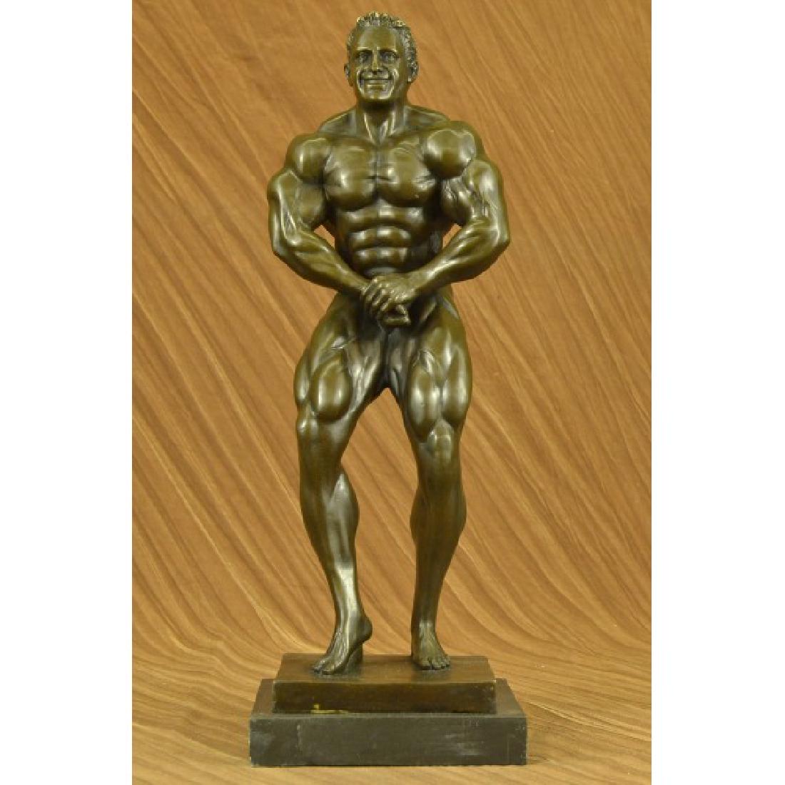 Hulk Trophy Sport Body Building Bronze Sculpture