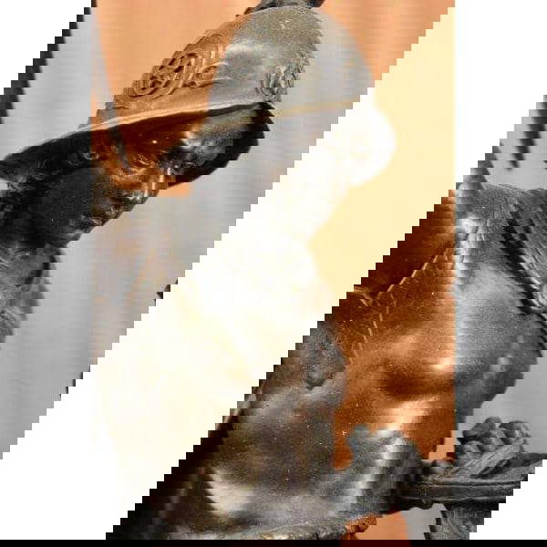 Dragon Slayer Patron Military Bronze Statue Auction