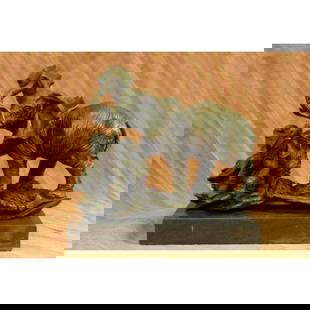 Yael Shalev (1924-2022) - Mother And Child, Bronze Sculpture. Auction