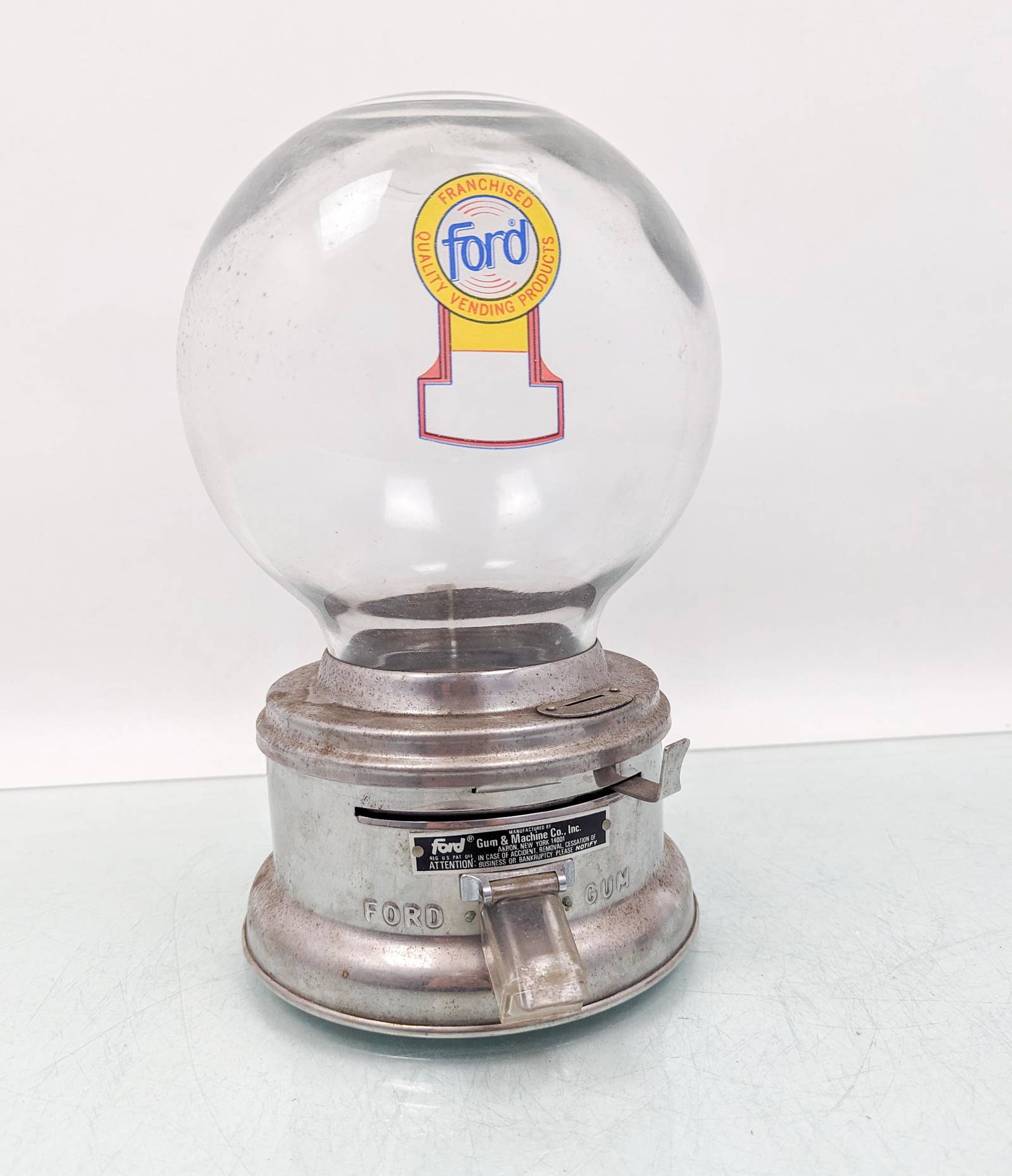 Vintage Ford Gum & Machine Co. Gumball Machine Auction