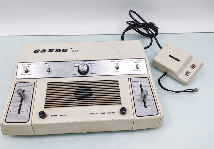 Vintage Sands 2200 Pong Video Game Console