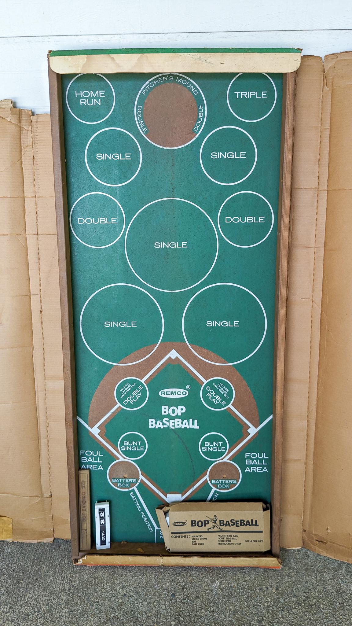 Remco Bop Baseball Game, In Original Box Auction