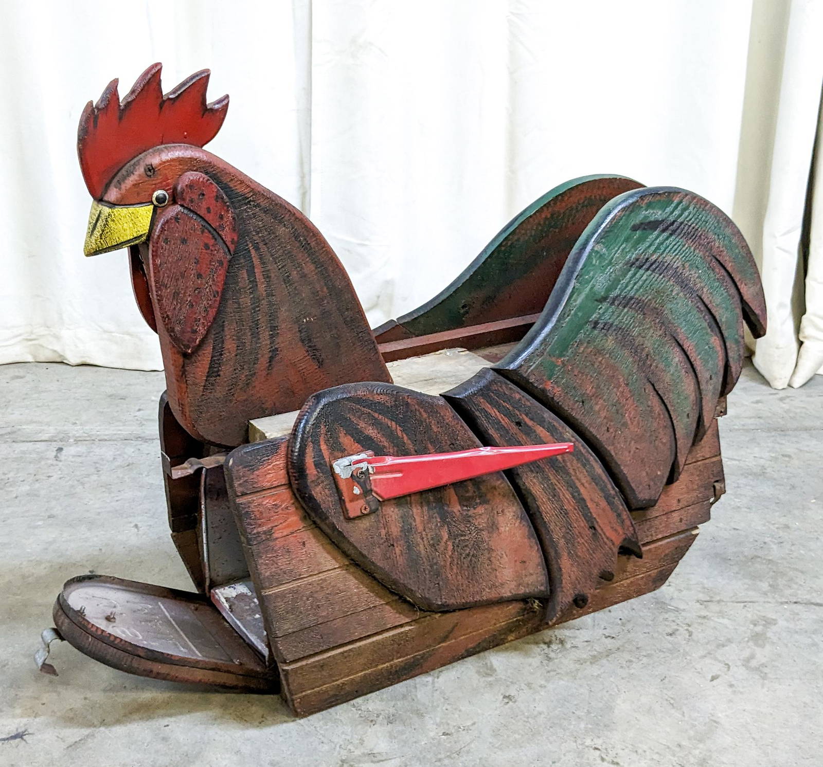 Custom Rooster Mailbox Auction