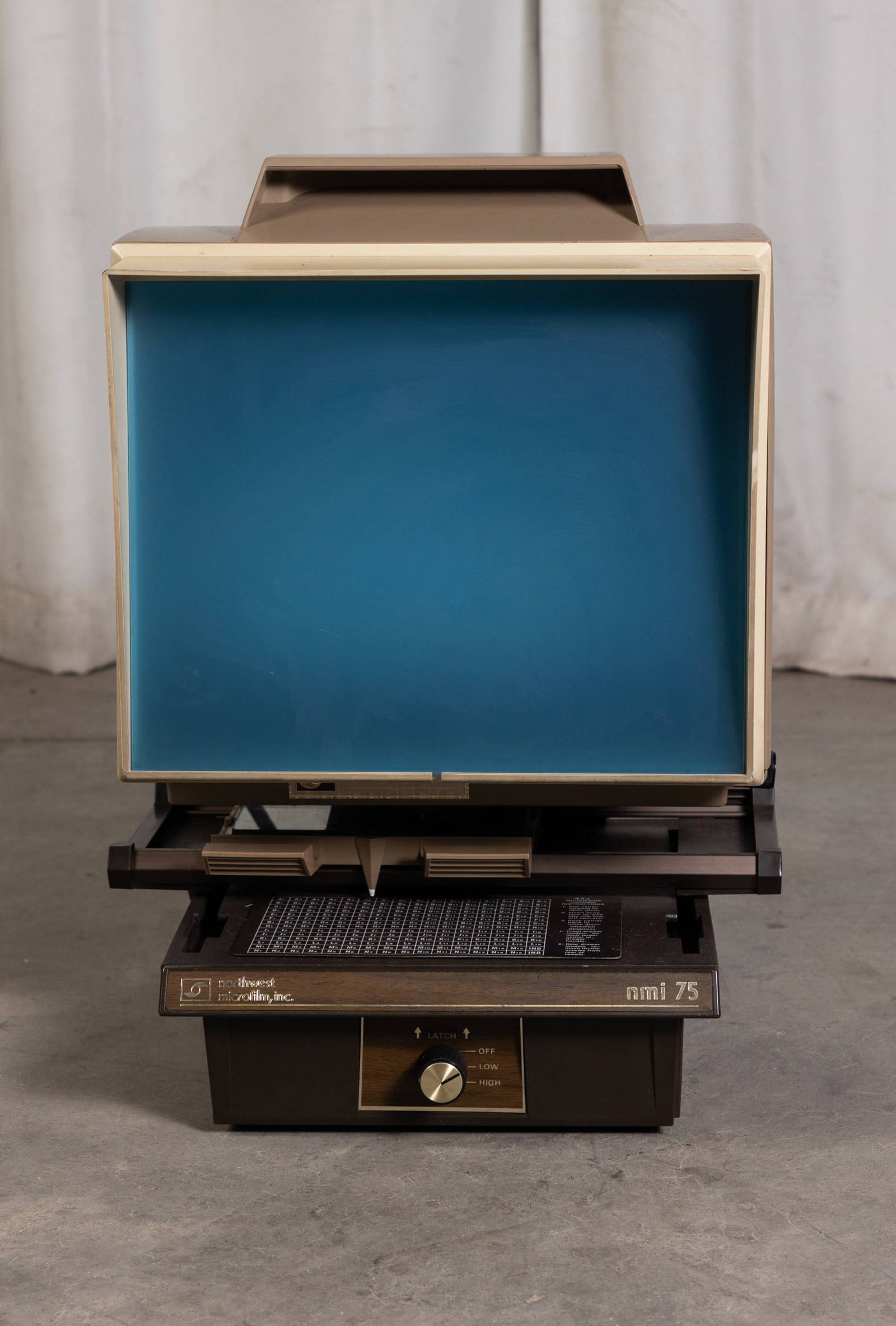 Northwest Microfilm, Inc. Vintagen Microfiche Reader Nmi 75 Auction