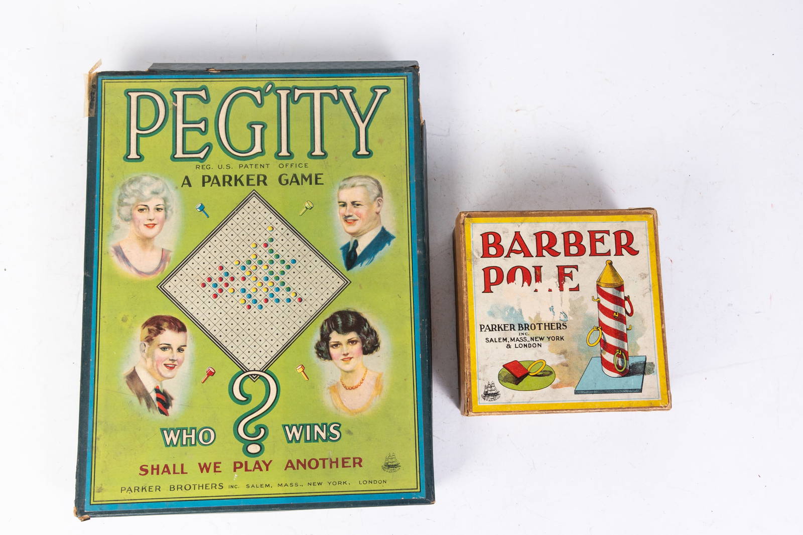 Two Vintage Parker Bros. Games Auction
