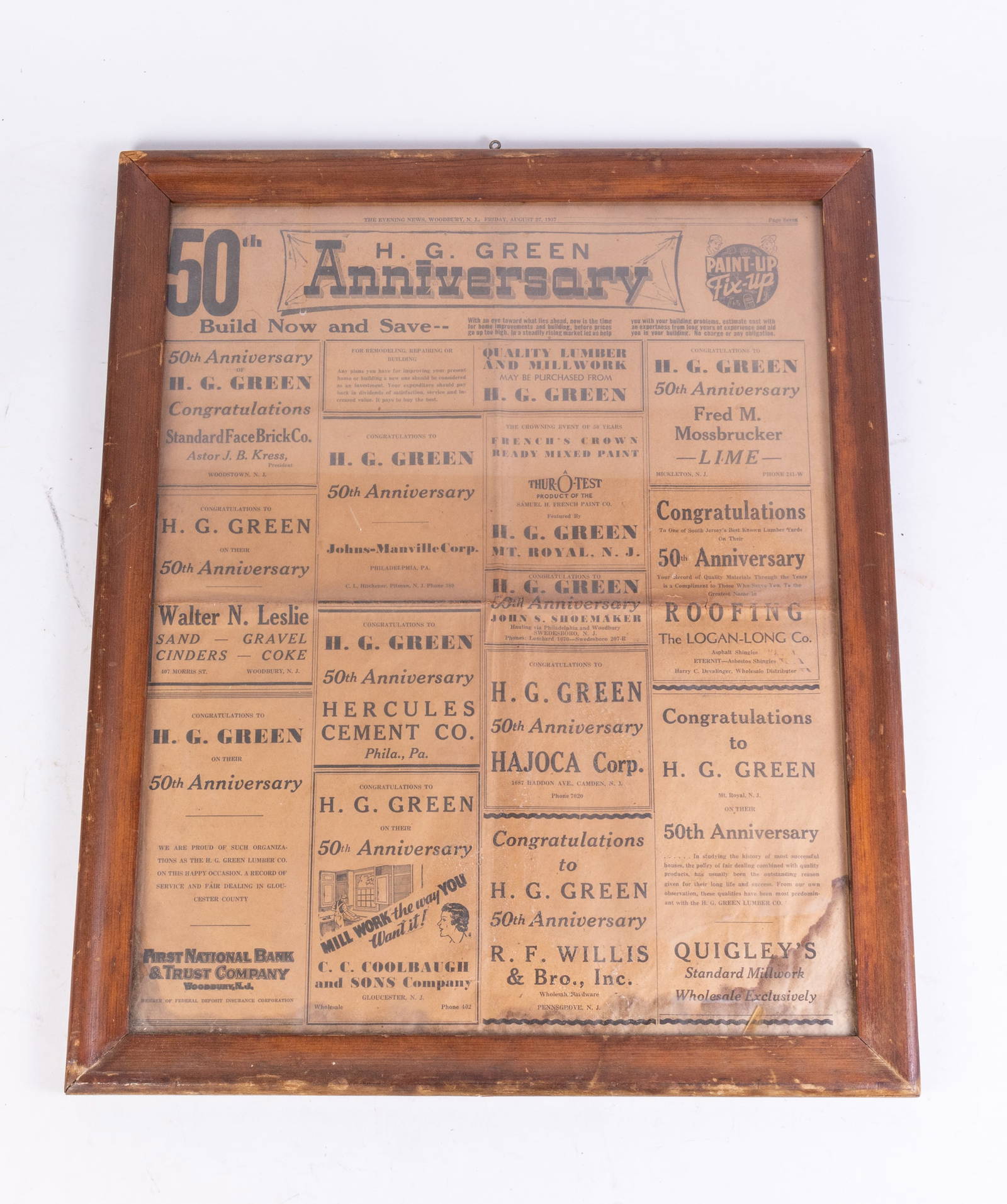 Vintage Dupont Paint Advertising Sign Auction