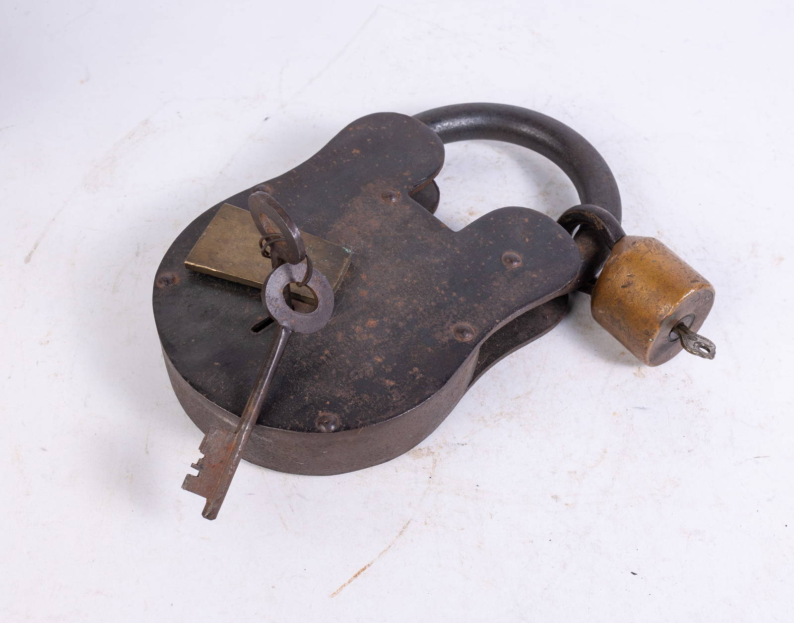 Extra Large Antique Padlock With Key Auction