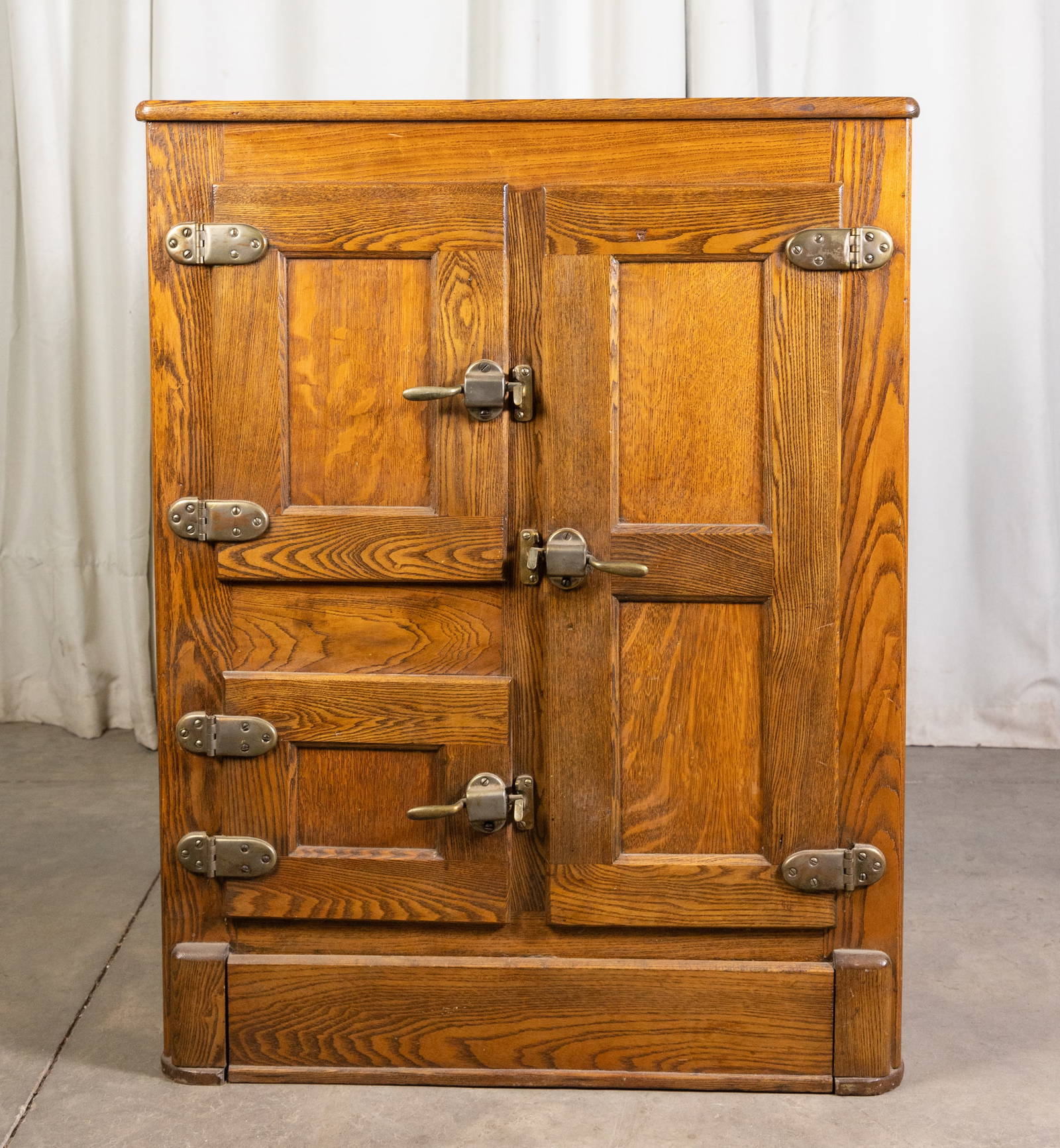 Antique Oak Ice Box Auction