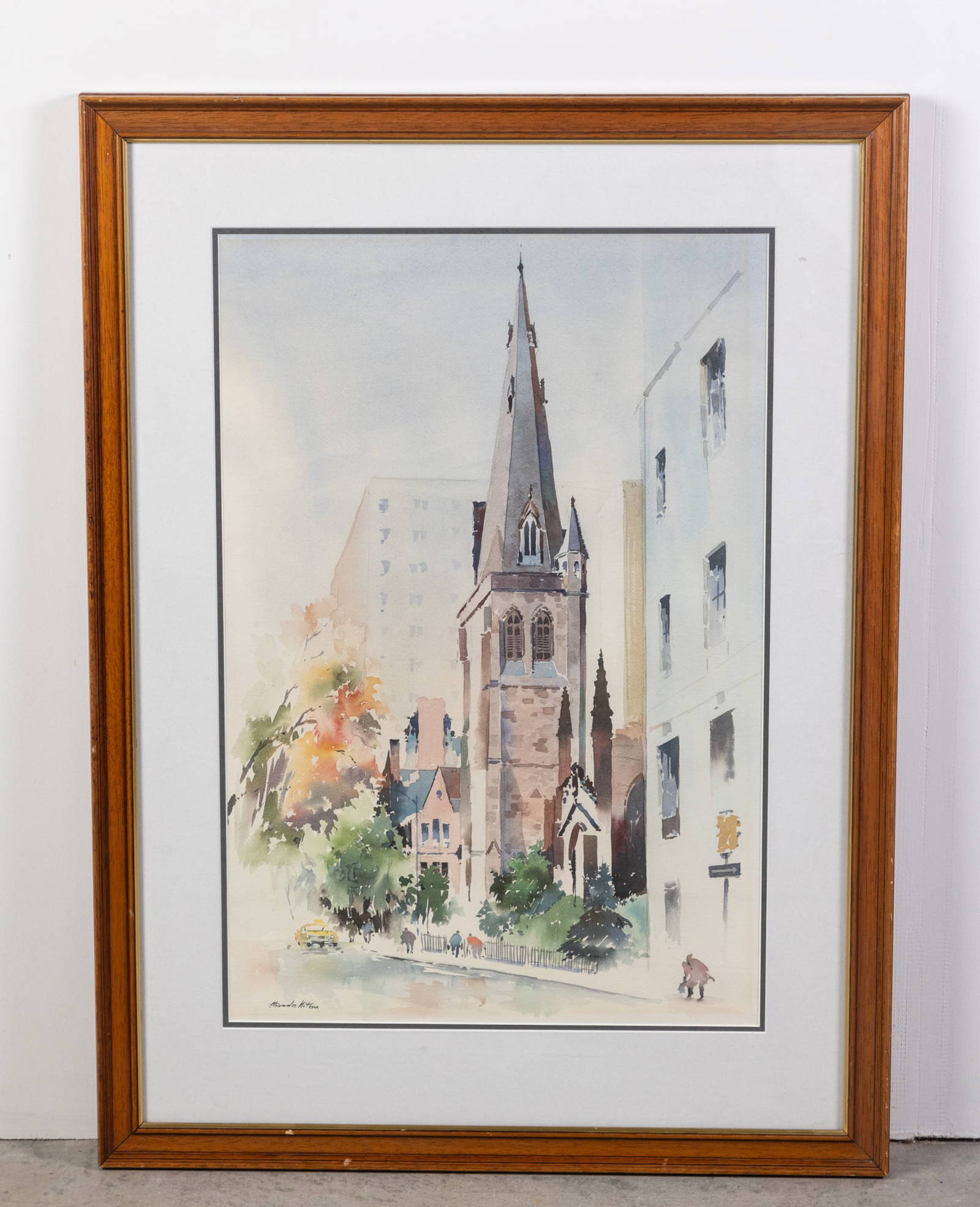 Howard N. Watson (1929-2022) Original Philadelphia Watercolor Auction