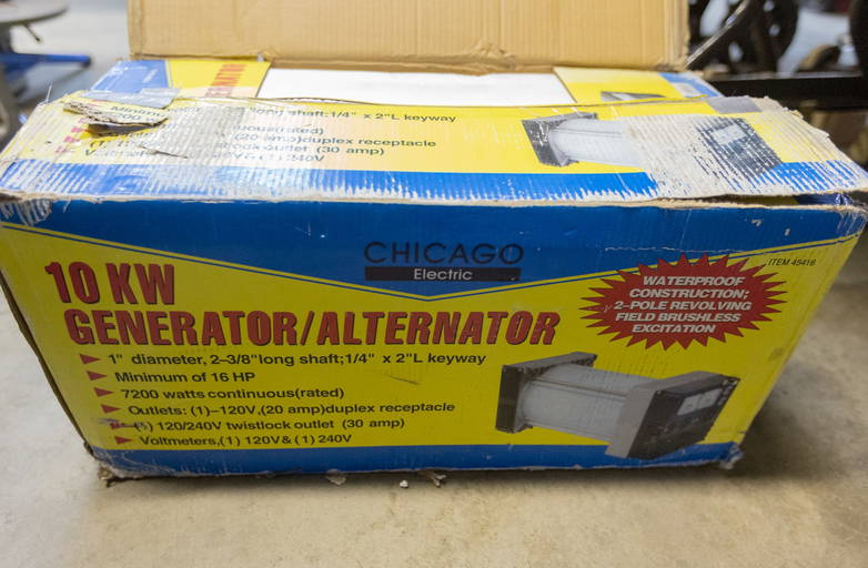 Chicago Electric 10 Kw Generator