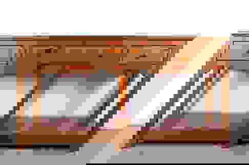 Ethan Allen Vintage Sideboard Cabinet Auction