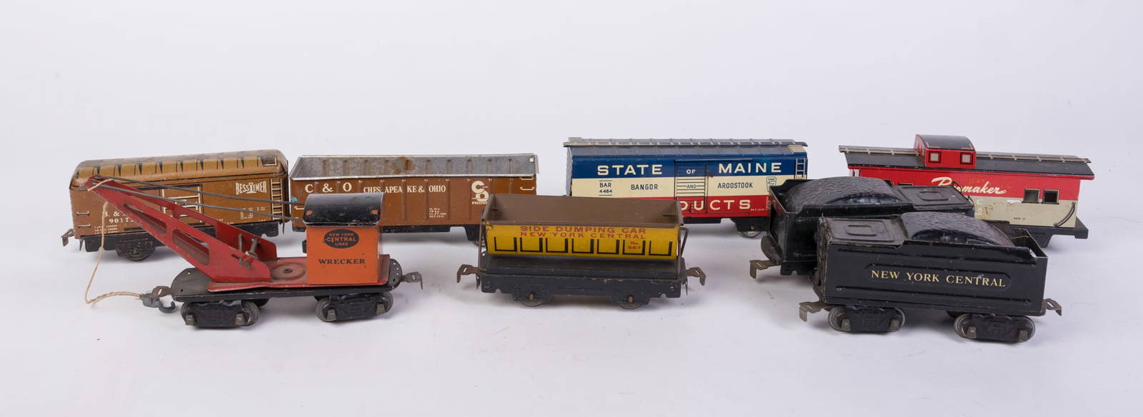 Lot Of Marx Lines Tin Litho Model Railroad Trains Auction