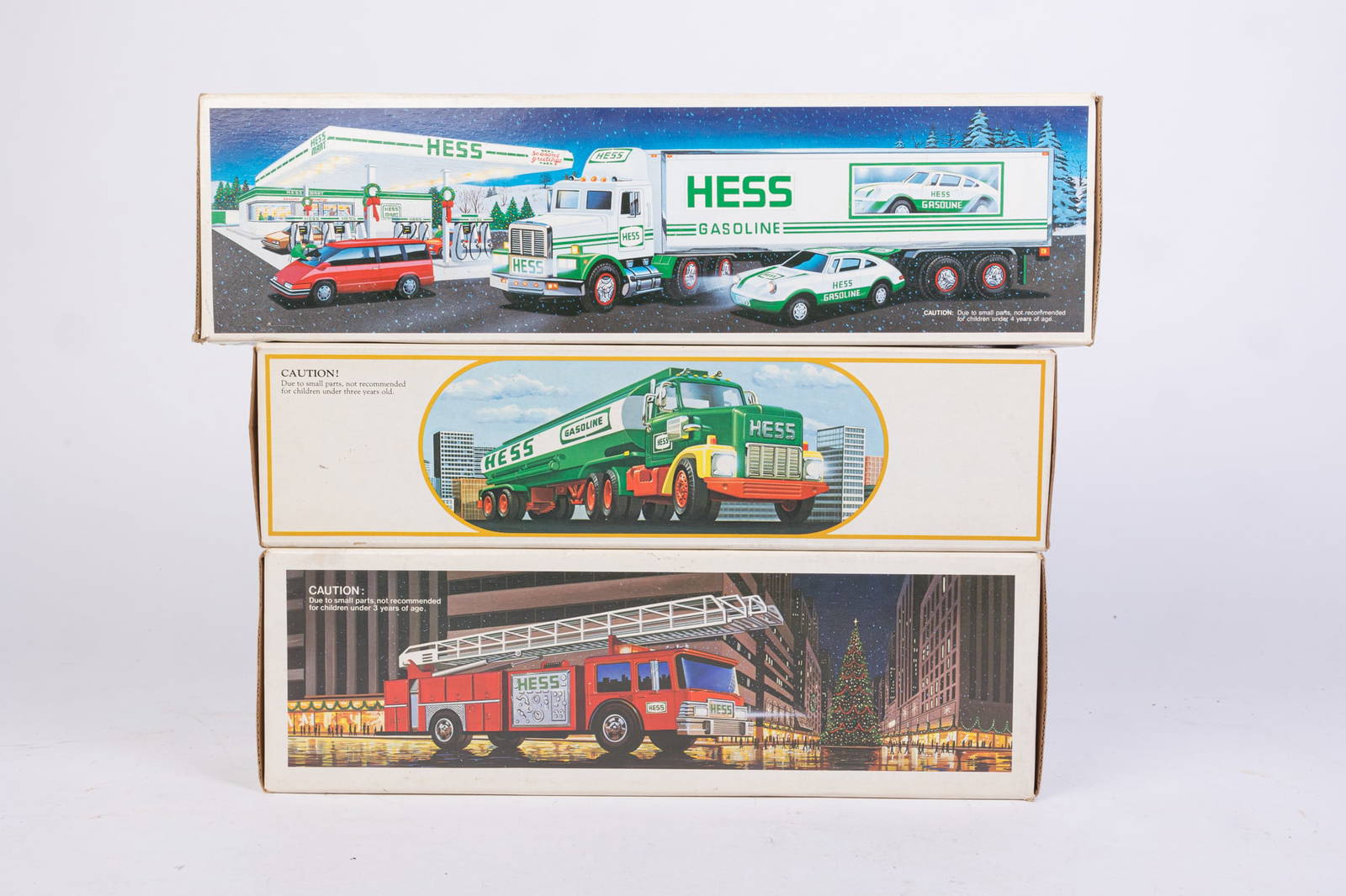 Lot Of Vintage Hess Truck Collectibles Auction