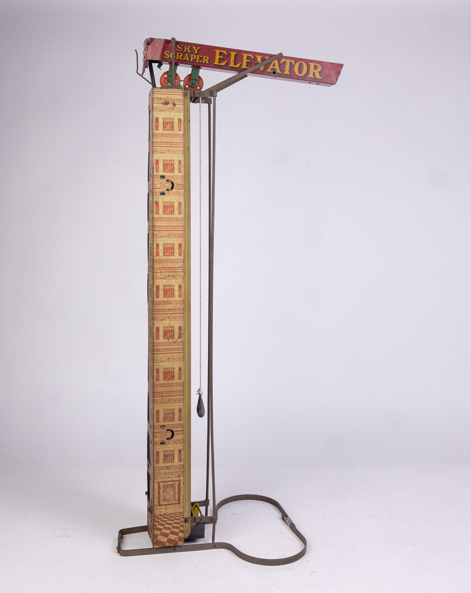 Skyscraper Elevator Vintage Wind Up Tin Toy Auction