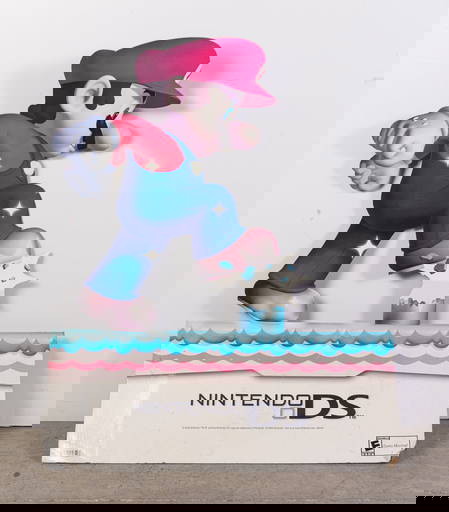 Vintage Super Mario Nintendo Ds Store Display Standee