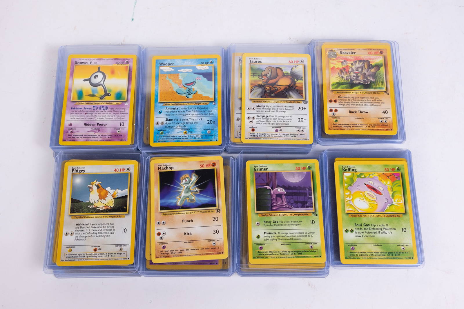Eighty Nine (89) Vintage Pokemon Trading Cards Auction