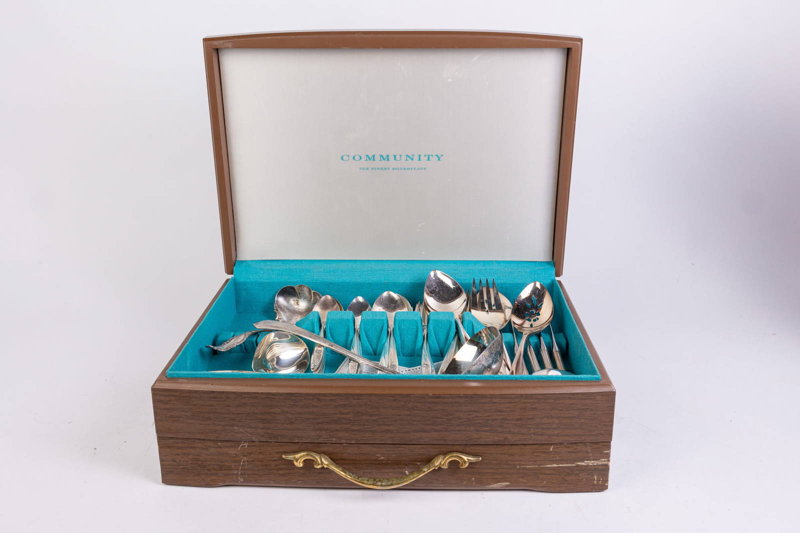 Community Silver Plated Vintage Silverware Set In Box Auction