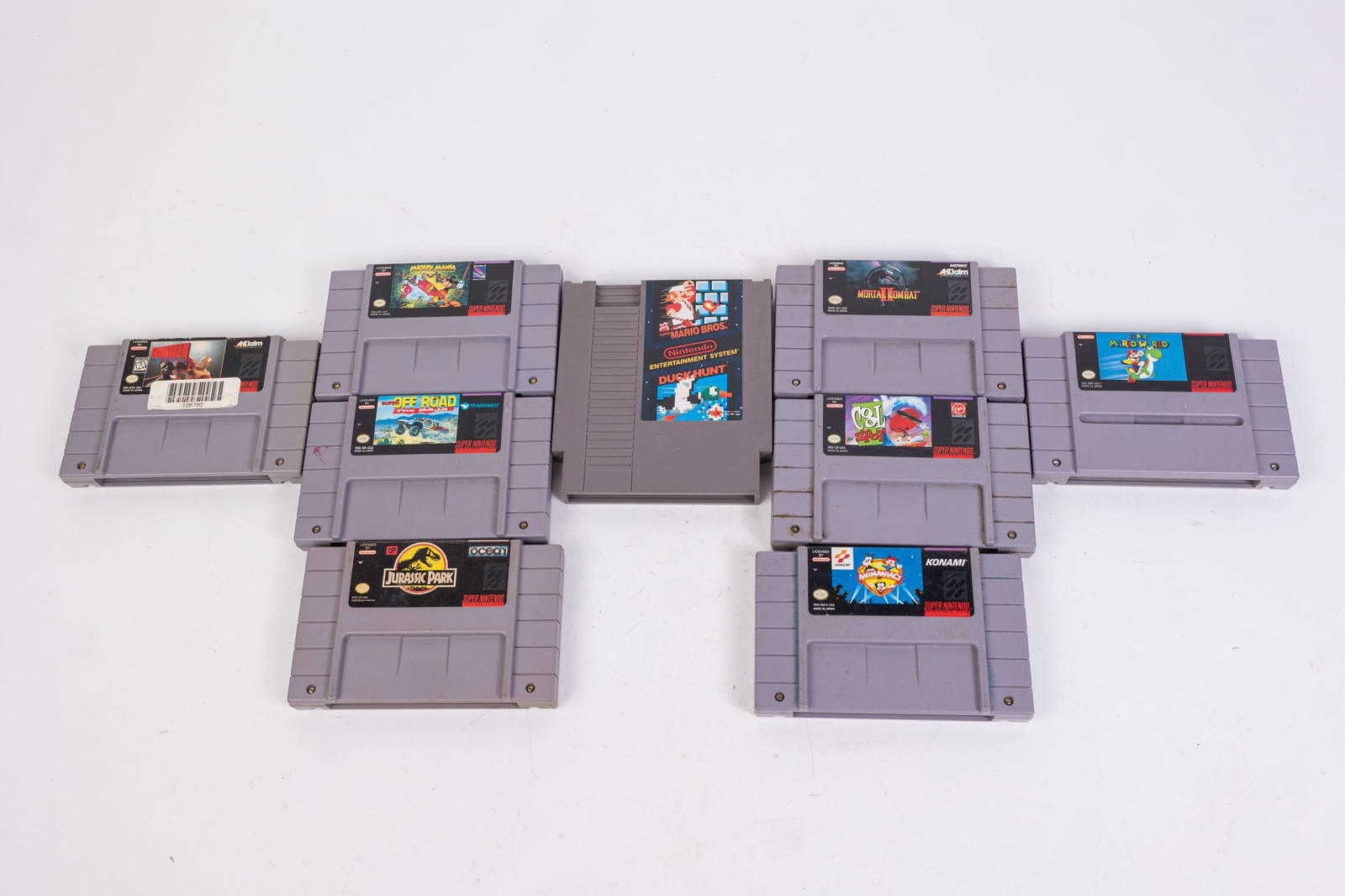 Lot Of Snes Super Nintendo Entertainment System Game Cartridges Auction