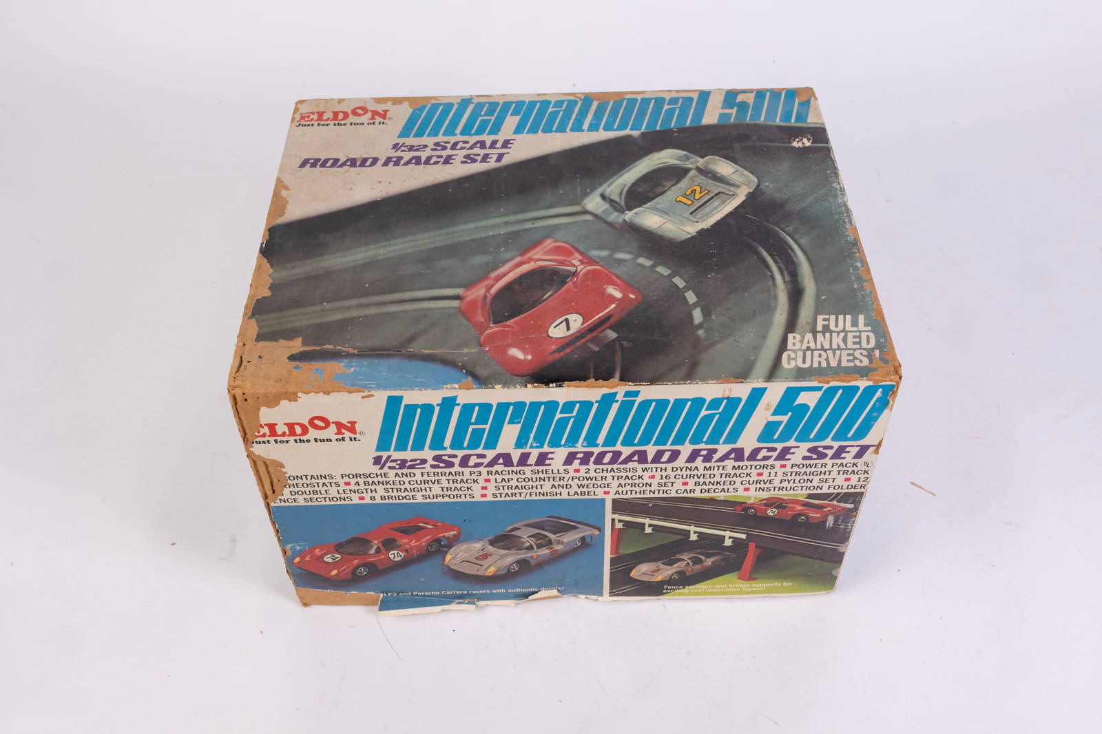 1960s Eldon International 500 Slot Car Race Set 1/32 Auction