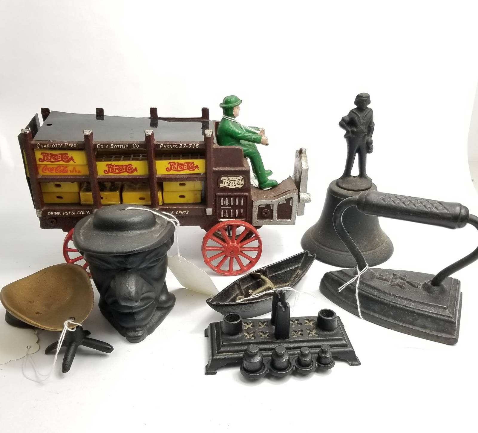 Vintage Cast Iron Figurines Auction