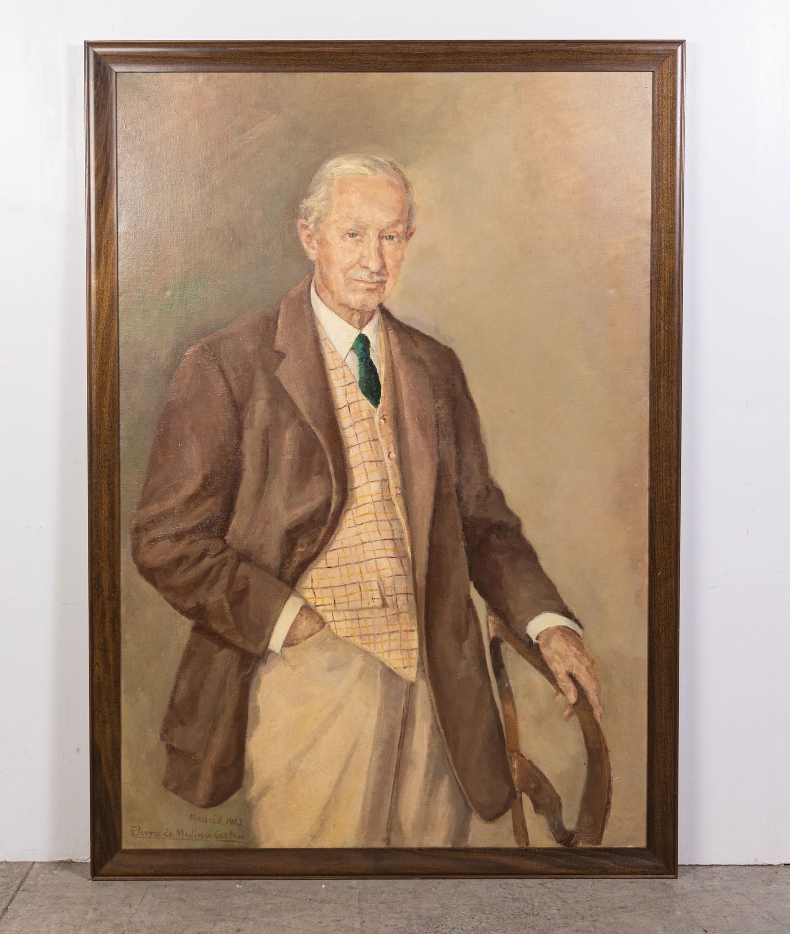 Portrait Of Albert Kessler By Elvira Medina Castro Auction
