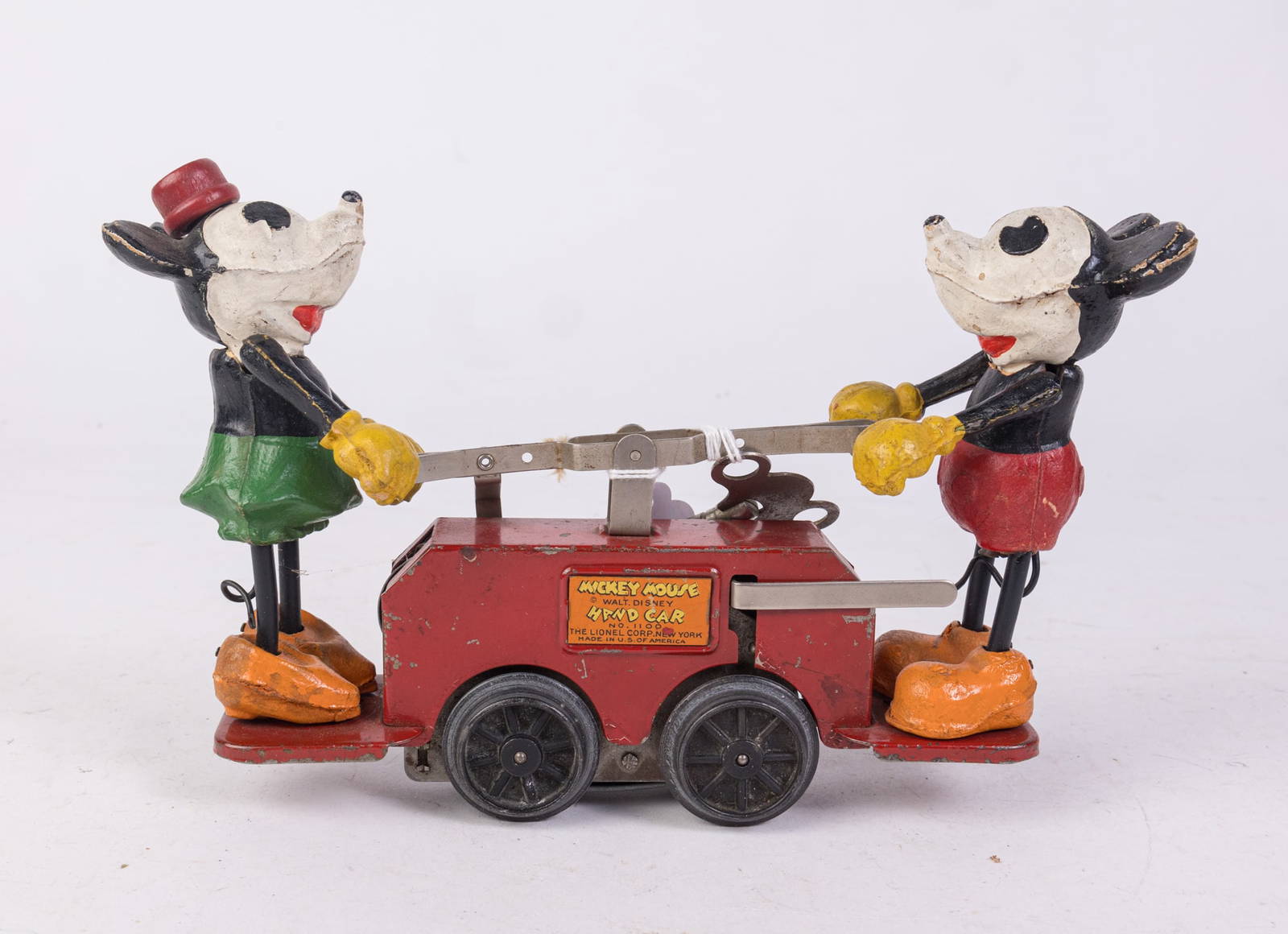 Lionel Mickey Mouse Hand Car No. 1100 Auction