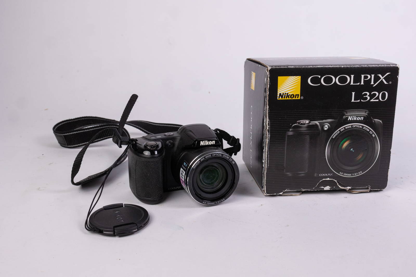 Nikon Coolpix L320 16.1mp Digital Camera Auction
