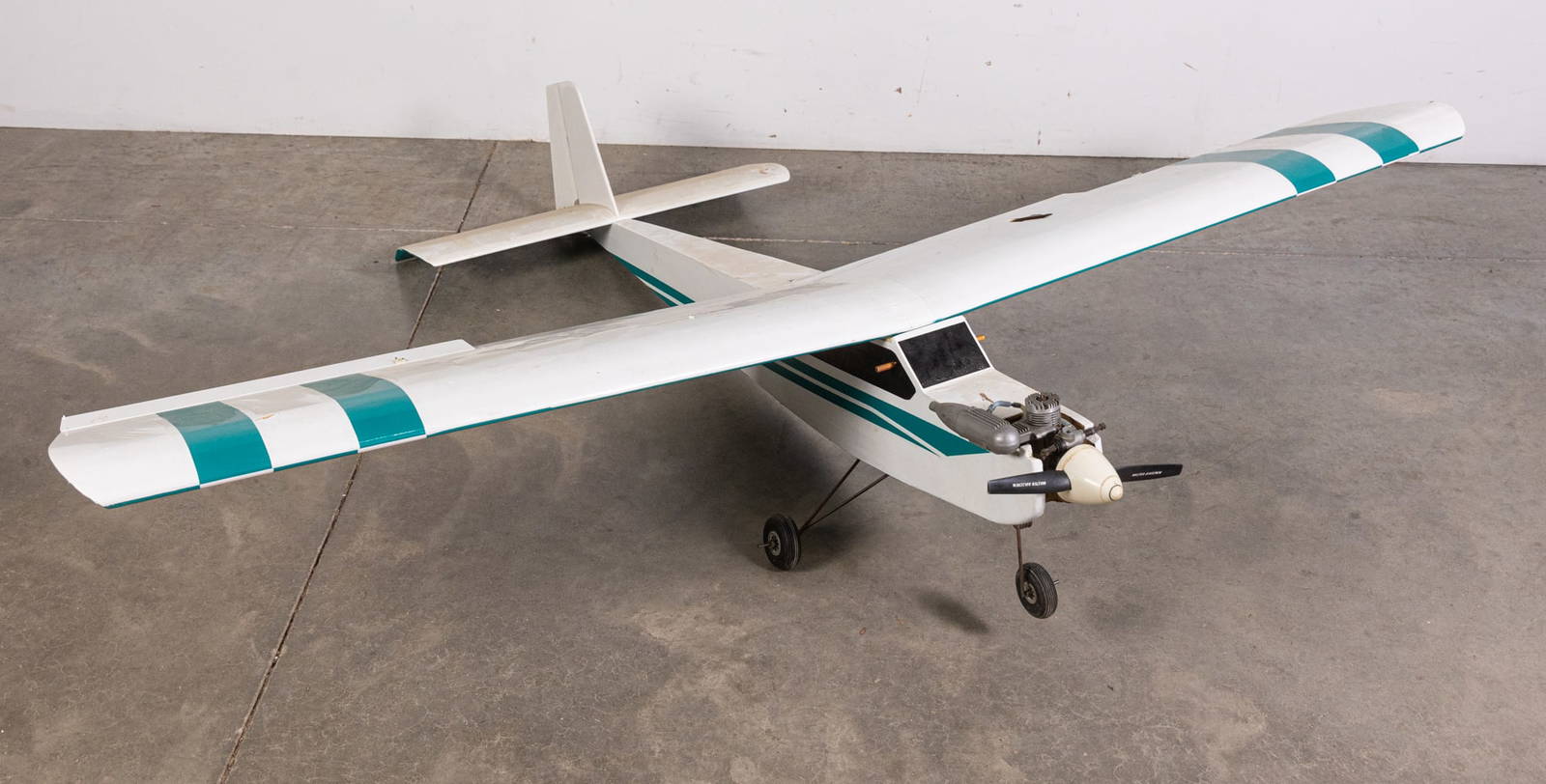 Vintage Rc Radio Controlled Model Plane With Asp Motor Auction