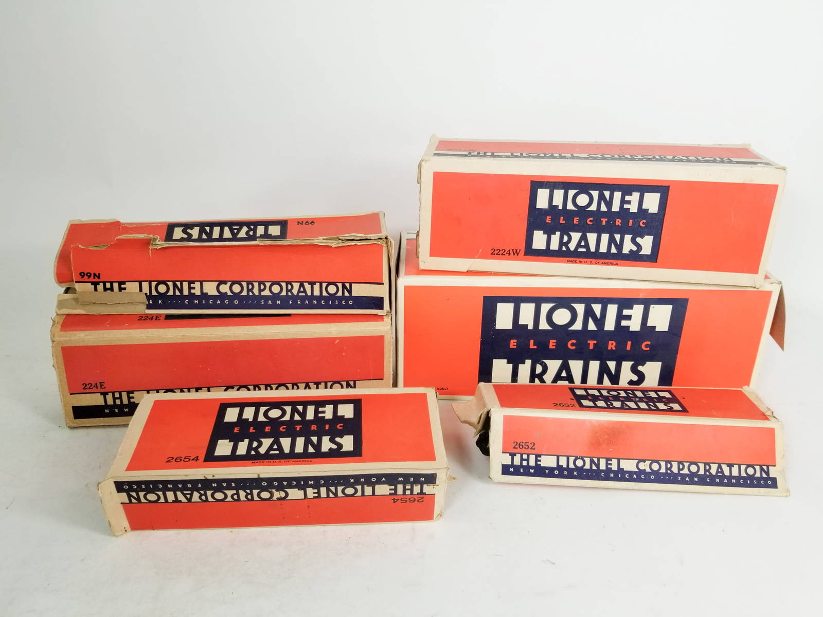 Empty Lionel Train Boxes Auction