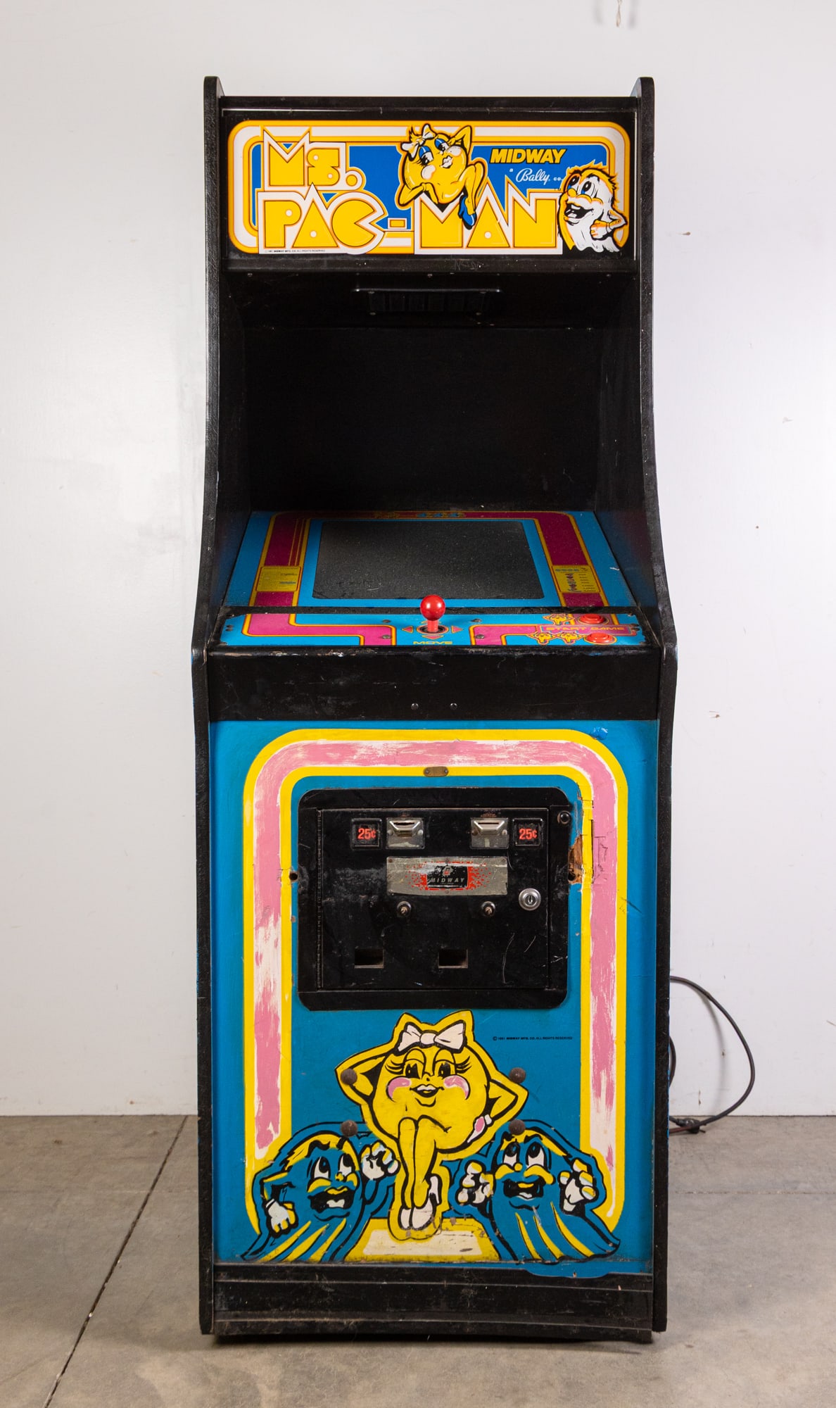 Ms. Pac Man 1981 Midway Mfg. Co. Cabinet Arcade Machine - Jul 25, 2025 ...