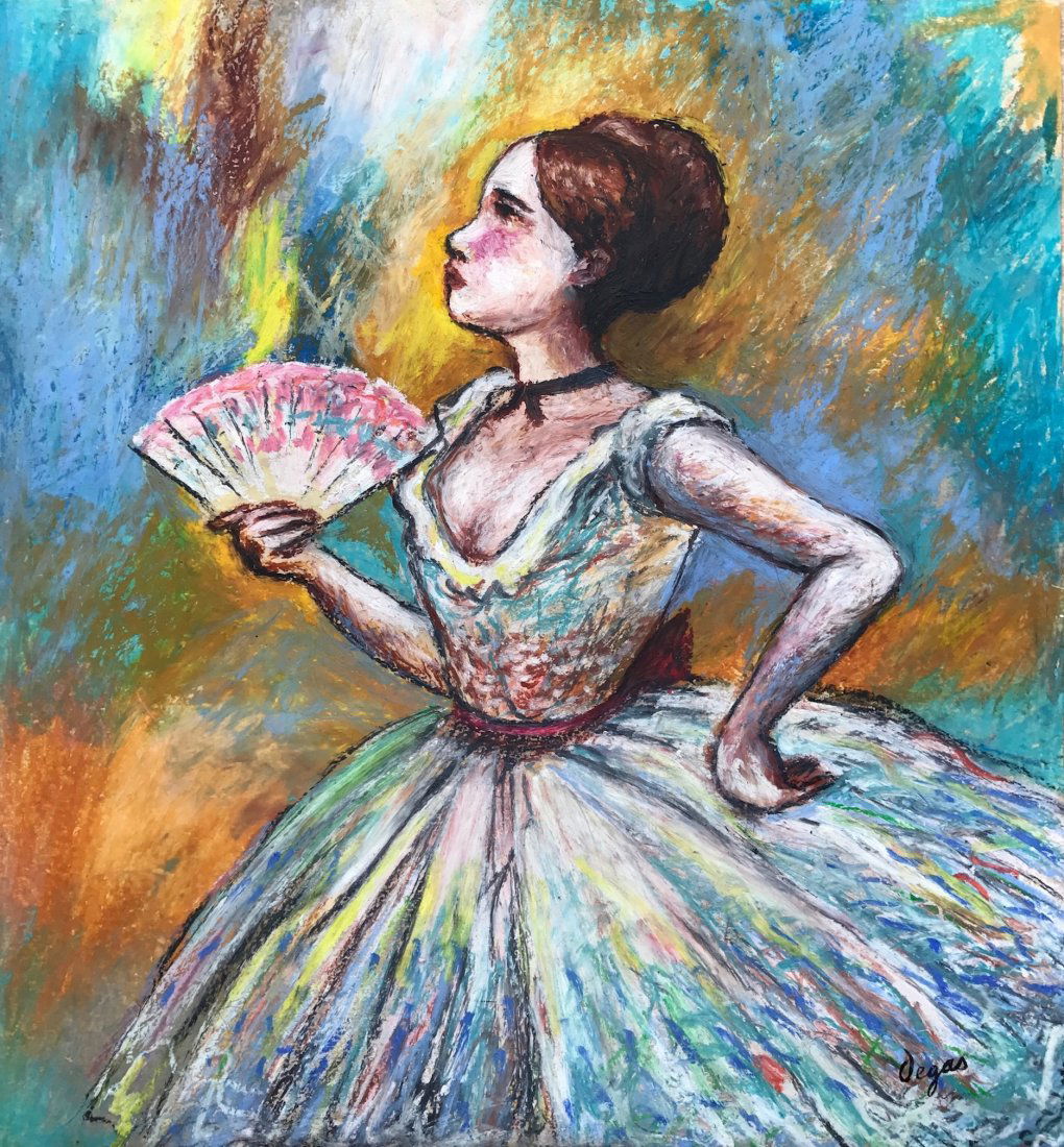 Edgar Degas (Pastel on Paper)