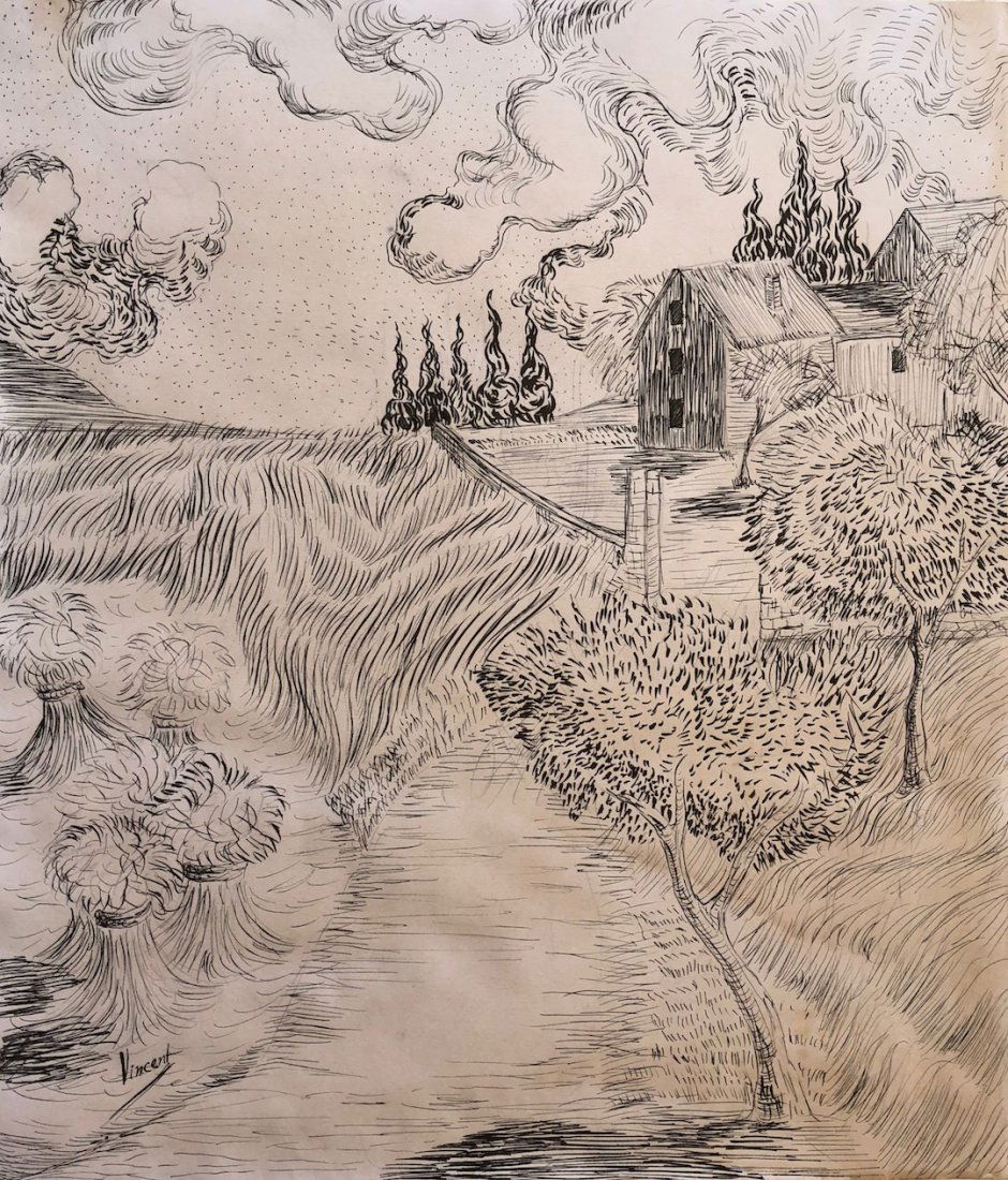 Painting signed Vincent
