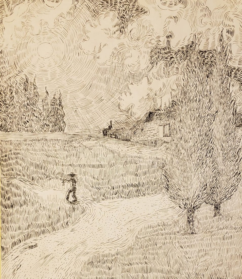 Vincent van Gogh (Ink on paper) In the Style of - Sep 18, 2019 ...
