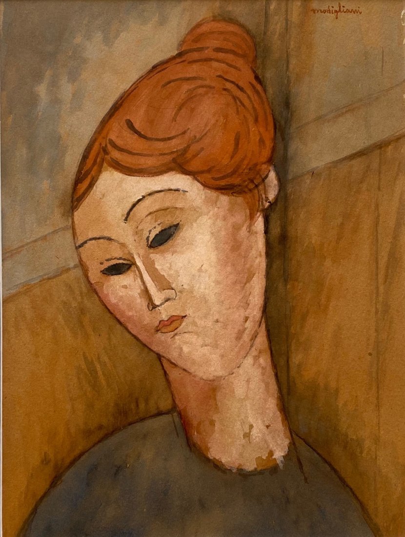 Amedeo Modigliani ( Watercolor on Paper) in the style - Apr 25, 2020 ...